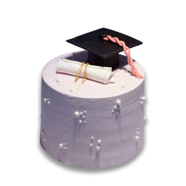 Lilac Dream Graduation Cake - Holame Cakes
