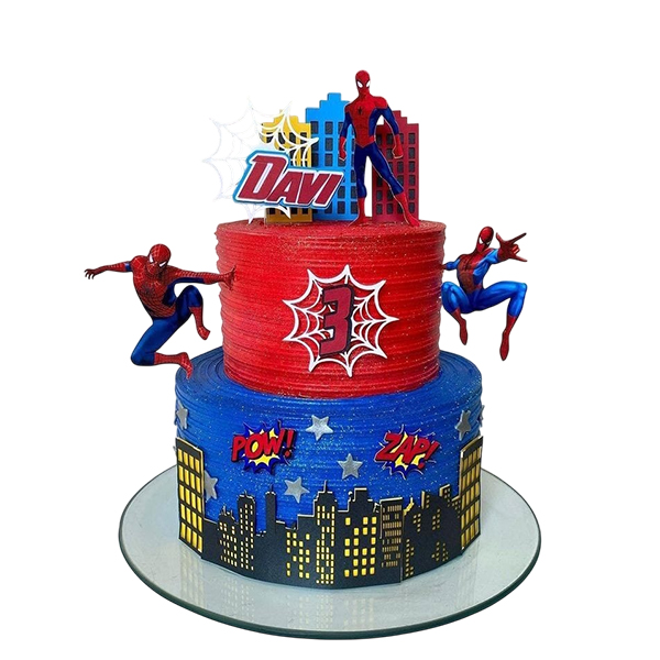 Spider-Man Comic Birthday Cake - Holame Cakes